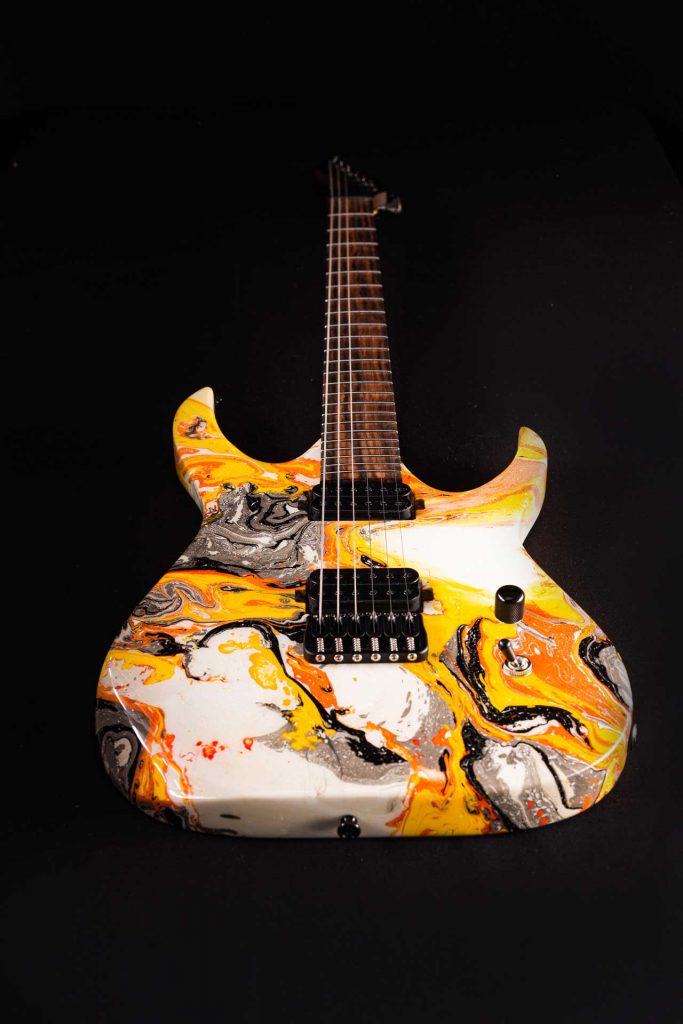 MAD Guitars Mad-Machine M6 Lava Swirl - Mad Guitars